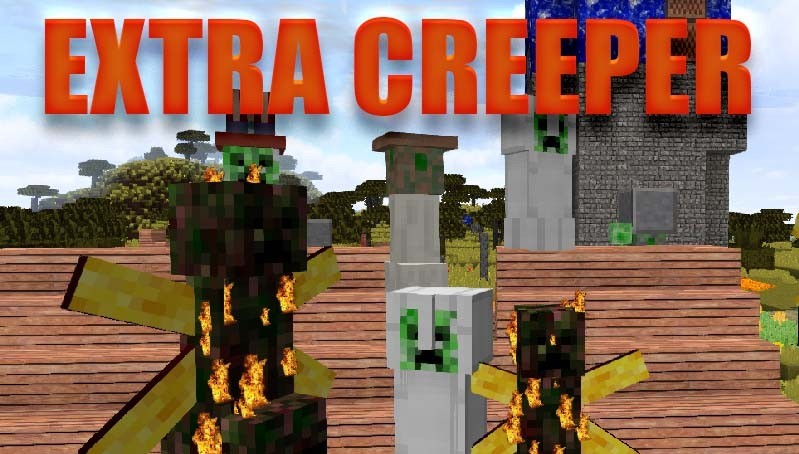 Мод Extra Creeper Types